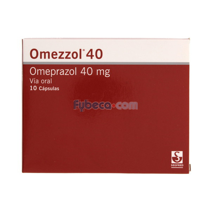 Omezol Caps. 40 Mg. C/10 Suelta | Fybeca