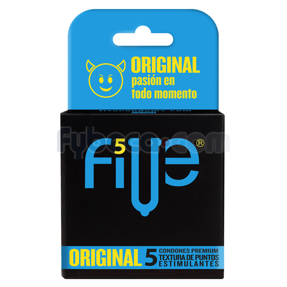 Preservativos Five Caja X 5 | Fybeca