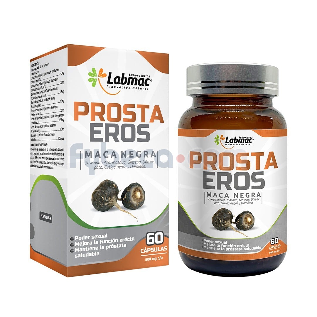 Prosta Eros 600 Mg Cap X 60 Caja | Fybeca