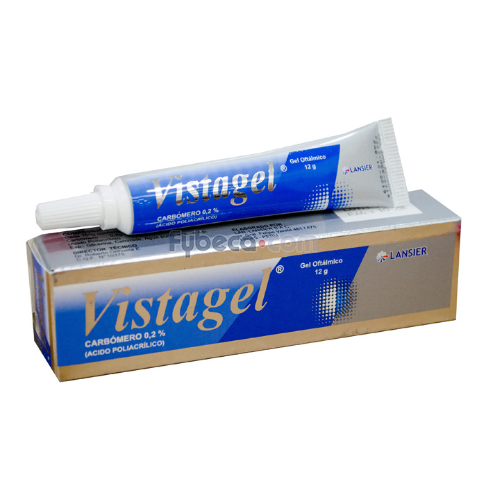 Vistagel 0,2% Gel Oftalmico Tubo 12 G | Fybeca