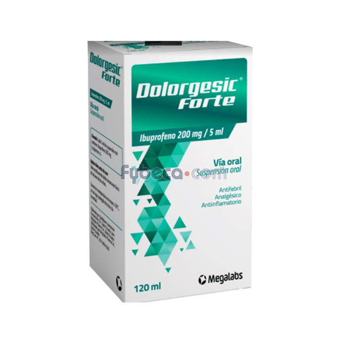 Dolorgesic Forte Susp X 120 Ml | Fybeca