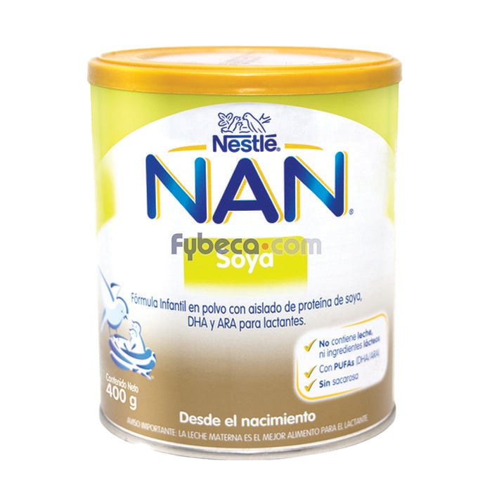 Fórmula Infantil Soya 400 G Tarro Unidad | Fybeca