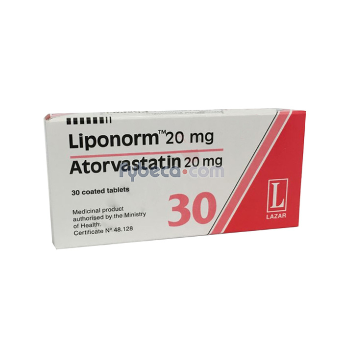 Liponorm 20 Mg Unidad | Fybeca