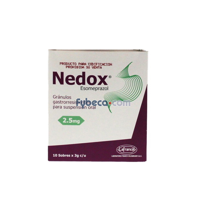 Nedox Sobres 2,5 Mg. C/10 Suelta | Fybeca
