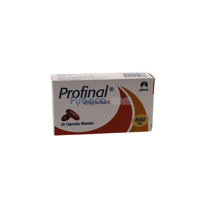 Profinal Flash Capsula Blanda 600Mg C/20 Suelta | Fybeca