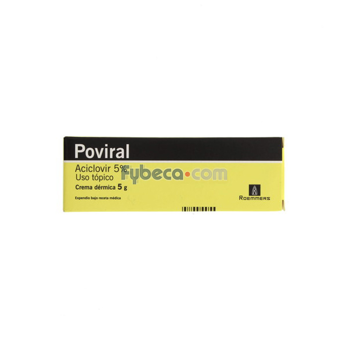 Poviral-Antib Crema Derm. T/5 Gr. | Fybeca
