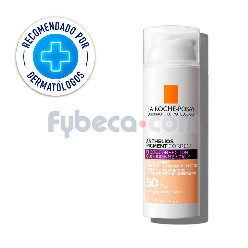 Protector Solar Anthelios Pigment FPS50 50 ml - Fybeca