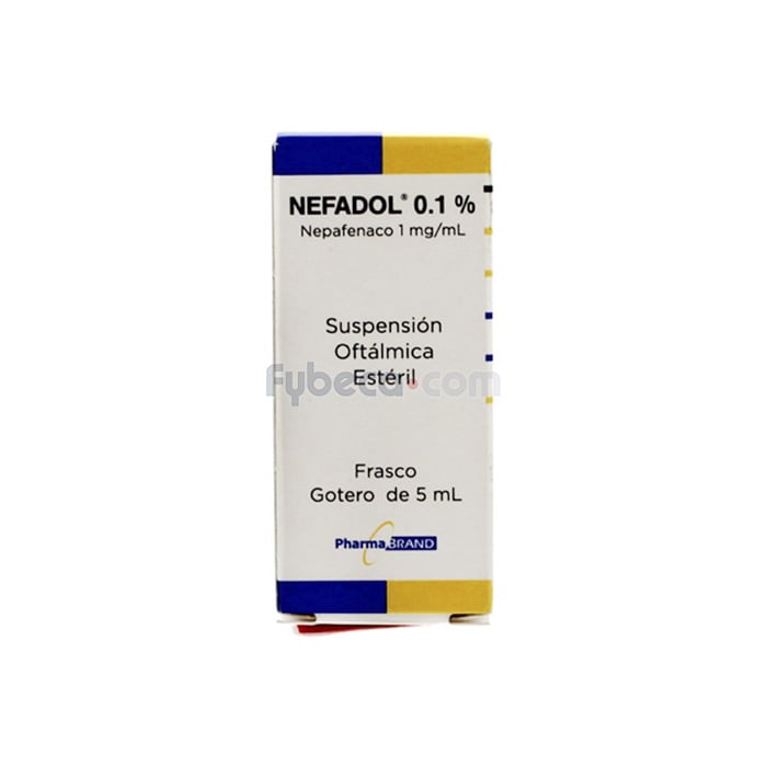Nefadol Susp. Oft. 0.1% Frasco 5Ml | Fybeca