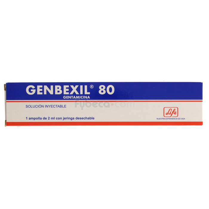 Genbexil Amp. 80 Mg.C/Jeringa | Fybeca