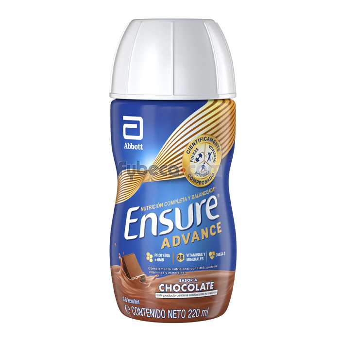 Ensure Advance Chocolate 220 Ml Frasco | Fybeca