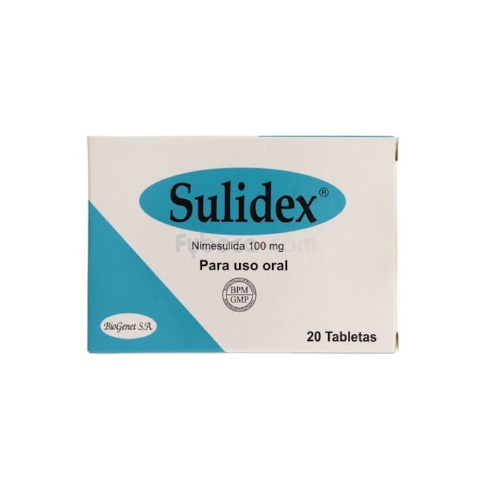 Sulidex Tabs. 100 Mg C/20 Suelta | Fybeca