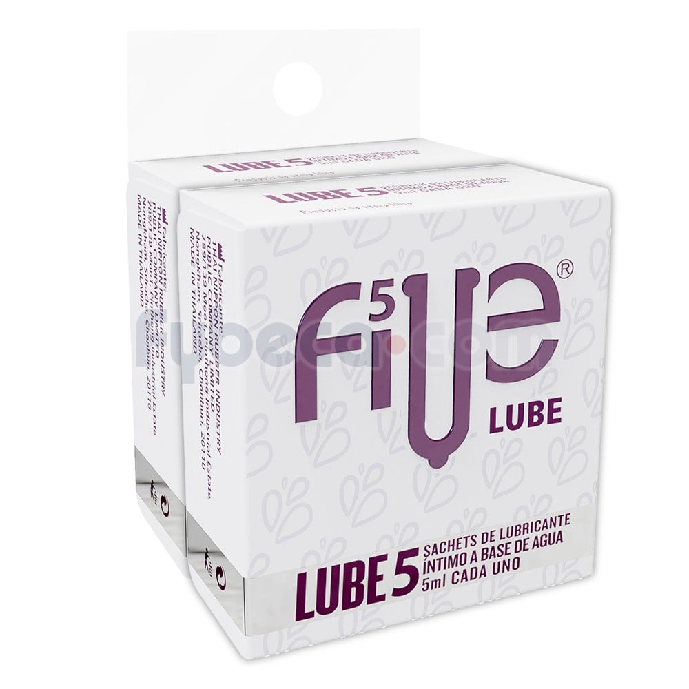 Five Gel Lube Lubricante Sachet 5Ml Pack X 10 | Fybeca