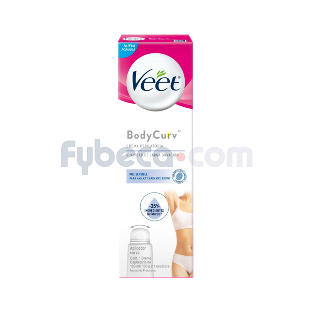 Crema Depilatoria Veet Piel Sensible - Fybeca
