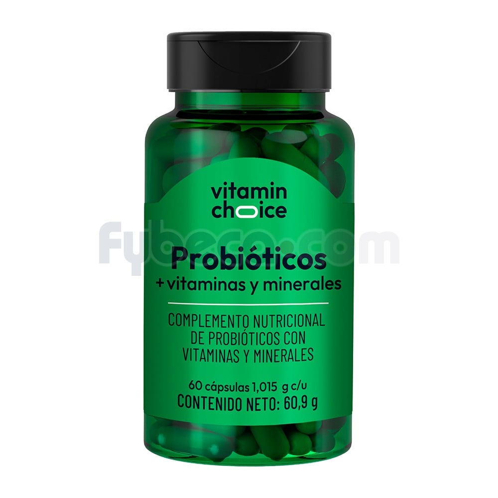 Vit Ch Probioticos + Vitaminas Y Minerales 60 Caps | Fybeca