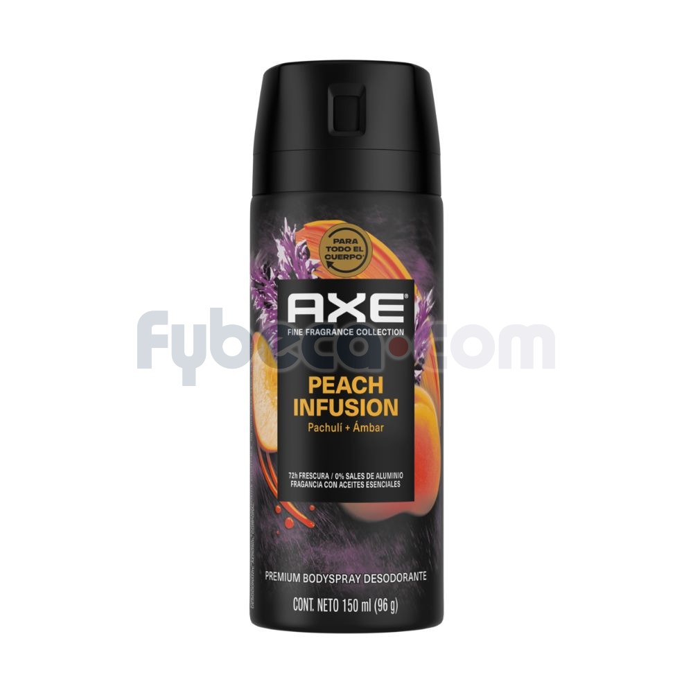 Axe BodySpray Peach Infusion 150ml (96g) | Fybeca