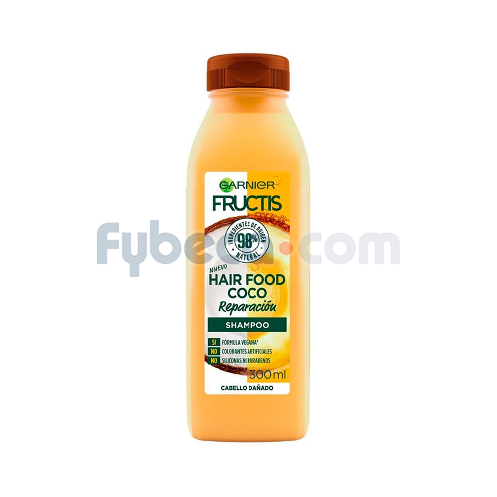 Shampoo Fructis Hair Food Coco Reparación 300 ml - Fybeca