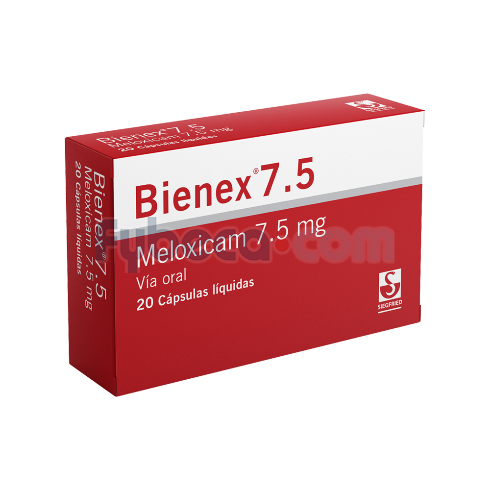 Bienex Caps. Blandas 7,5 Mg C/20 Suelta | Fybeca
