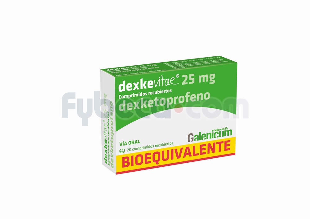 Dexkevitae Comp Recubiertos 25Mg C/20 Suelta | Fybeca