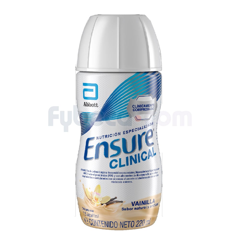 Ensure Clinical Vainilla 220 Ml por Unidad | Fybeca