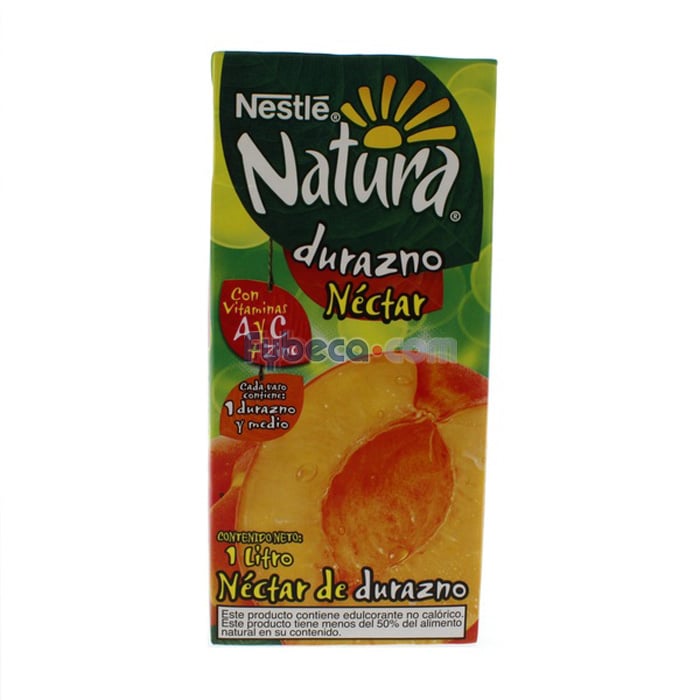 Jugo Néctar Natura Durazno 1 L Unidad | Fybeca