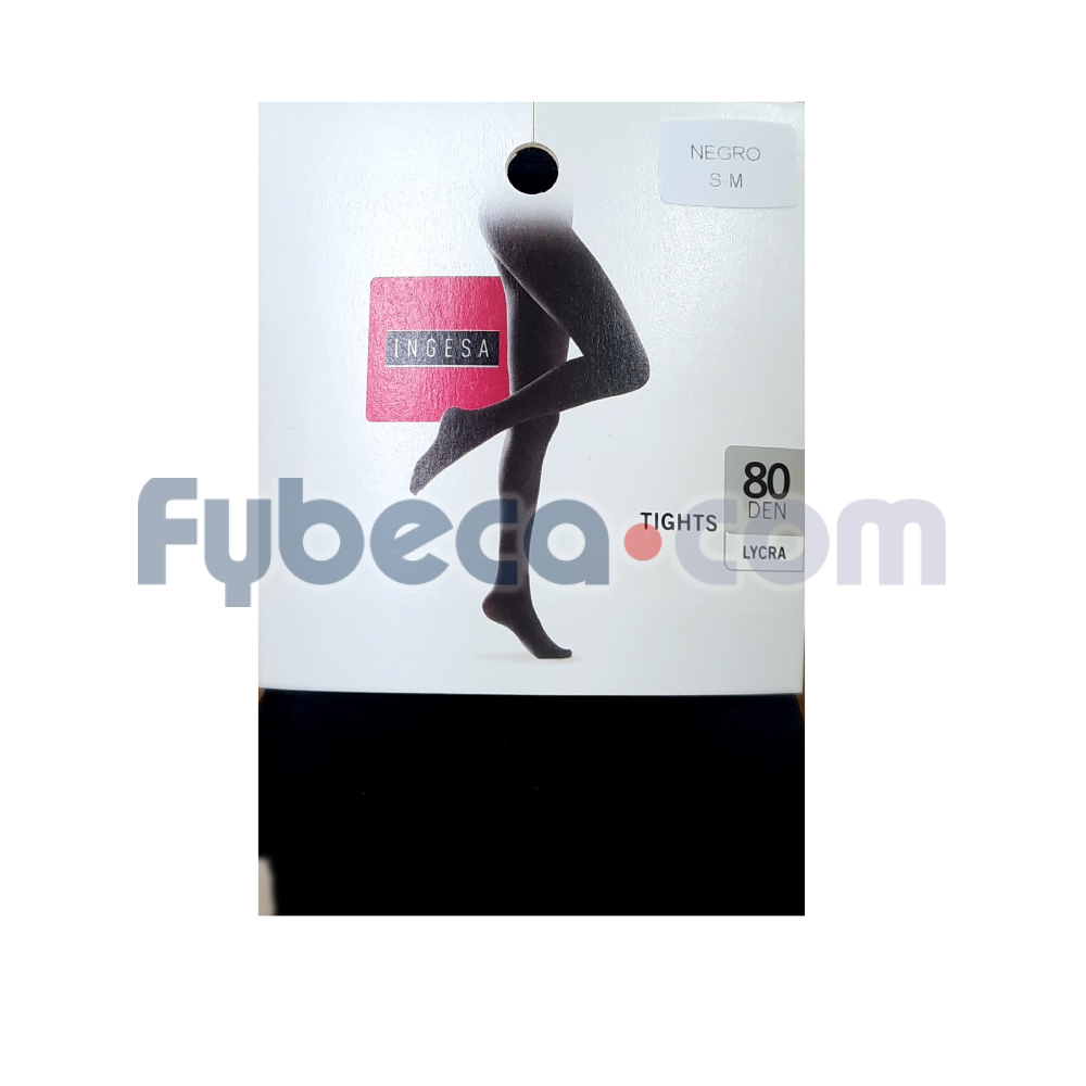 Panty Medias Tights Negro Denier 80 M-S Unidad | Fybeca