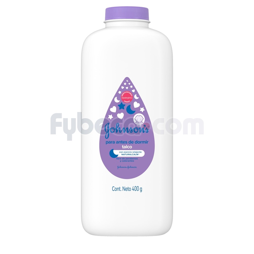Talco Baby Para Antes De Dormir 400 G Frasco Unidad | Fybeca