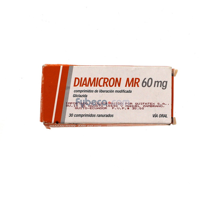 Diamicron Mr Comprimidos 60 Mg. C/30 Suelta | Fybeca