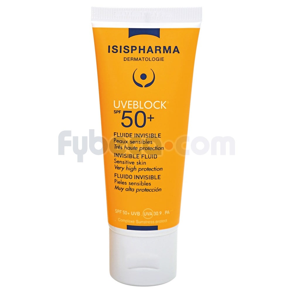 Protector Solar Uveblock Spf50 40 Ml Caja | Fybeca