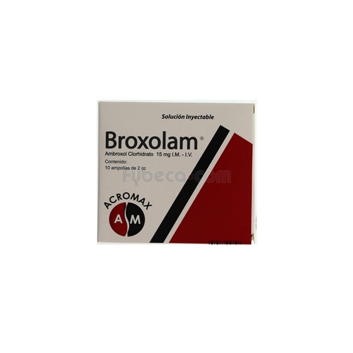 Broxolam 15 Mg Ampollas I.V. | Fybeca