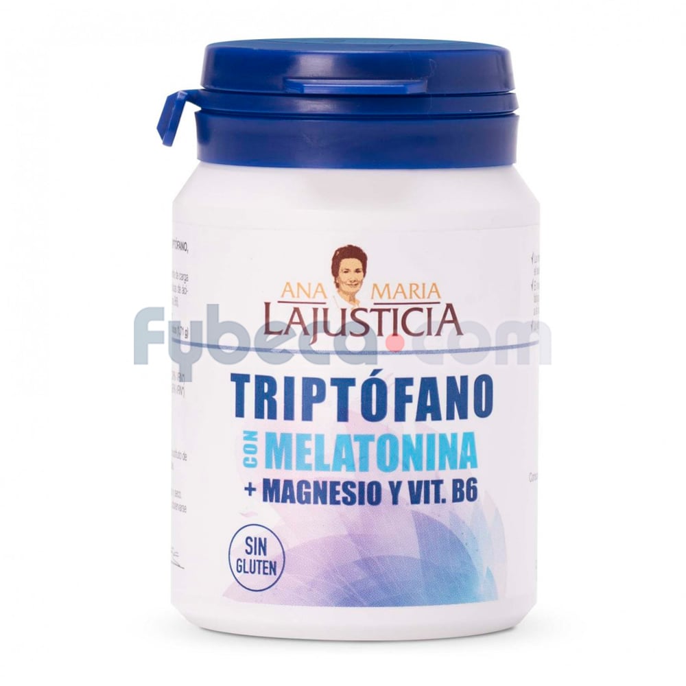 Triptofano Con Melatonina Y Magnesio 51.36 G Frasco | Fybeca