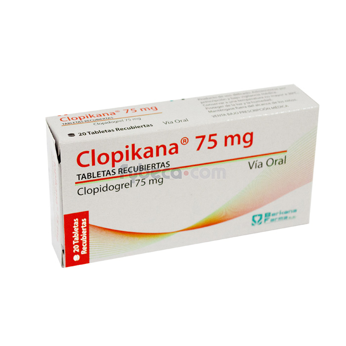 Clopikana Tabs 75Mg C/20 Suelta | Fybeca