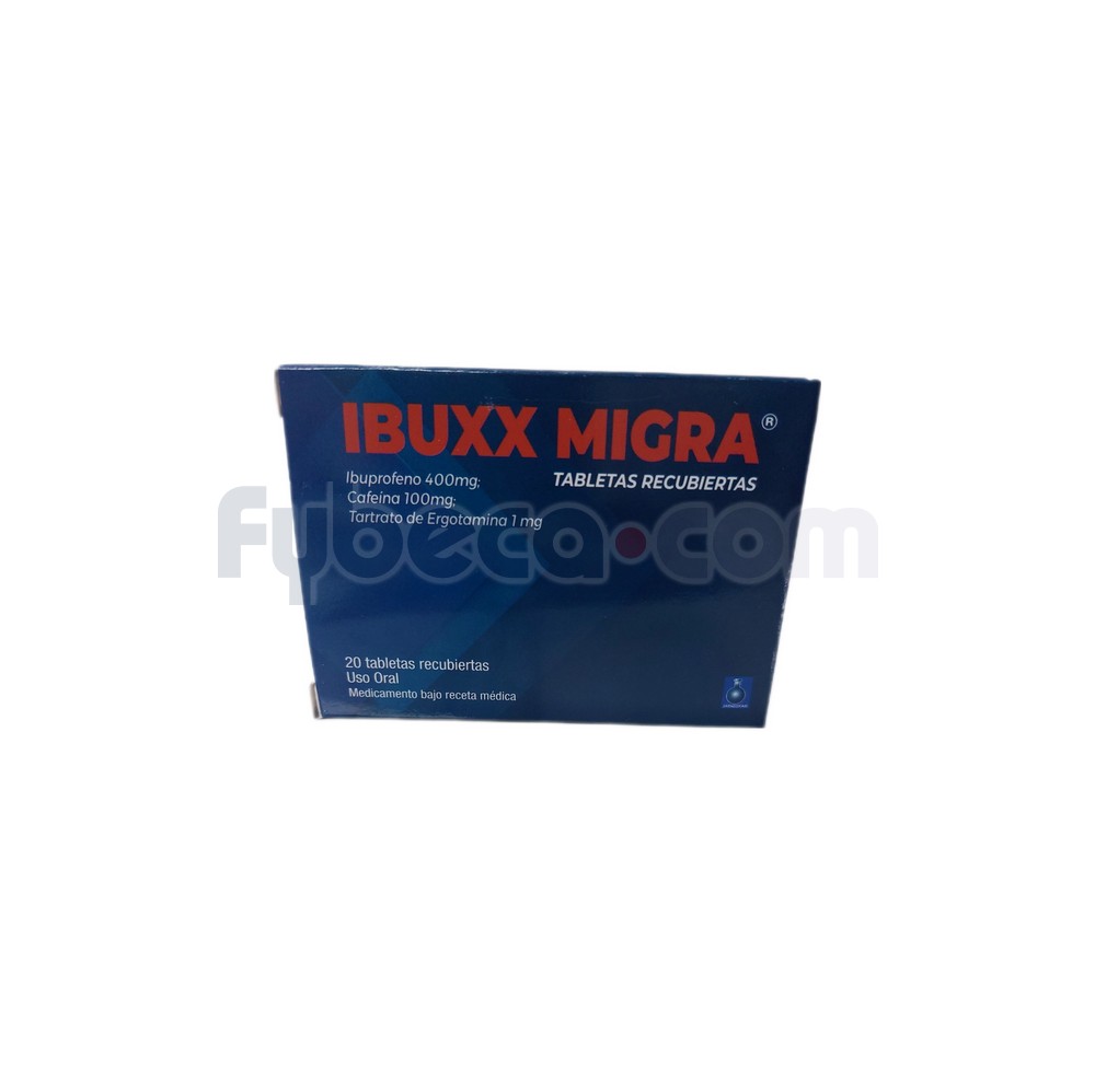 Ibuxx Migra Tabs C/20 | Fybeca