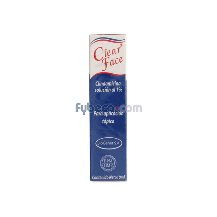 Clear Face Solución 10 Ml Frasco | Fybeca