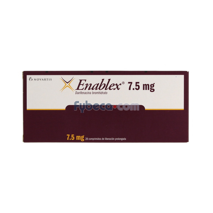 Enablex Comp. 7.5 Mg. C/28 Suelta | Fybeca