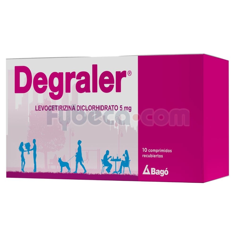Degraler Plus 5 Mg - 10 tabletas | Fybeca