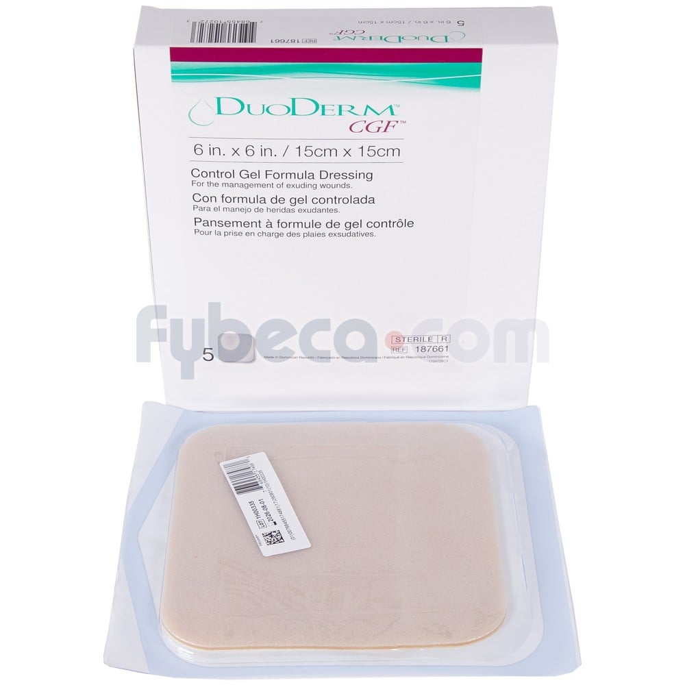 Duoderm Cgf Aposito 15Cmx15Cm C/5 Suelta | Fybeca