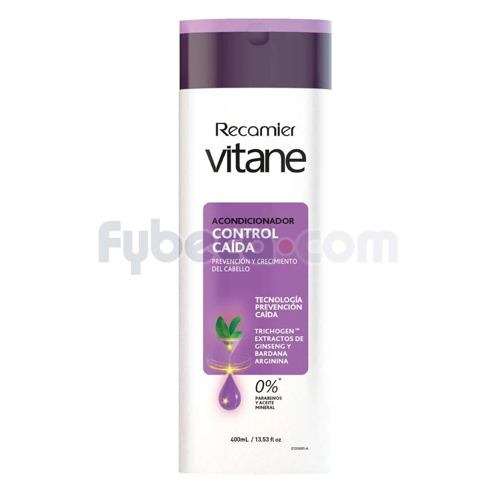 Acondicionad Vitane Acond Muj Anticaida 400 Ml | Fybeca