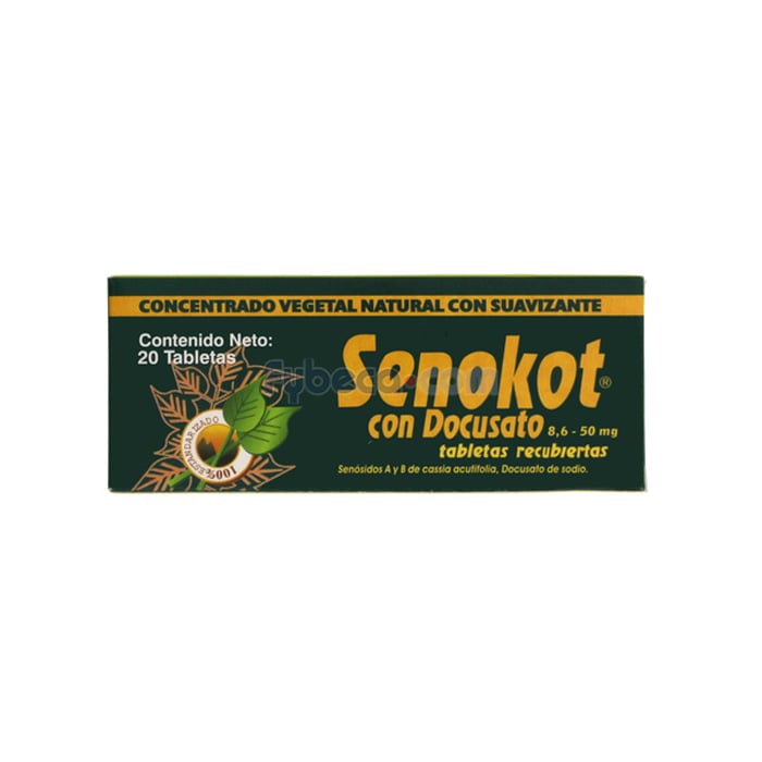 Senokot Tabs. C/Docusato C/20 Suelta | Fybeca