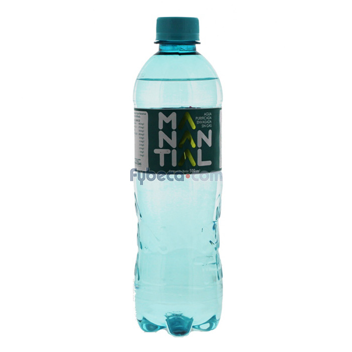 Agua Sin Gas Manantial 500 Ml Botella | Fybeca