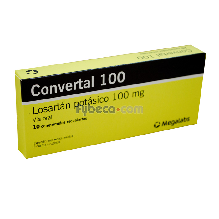 Convertal 100 Mg Unidad | Fybeca