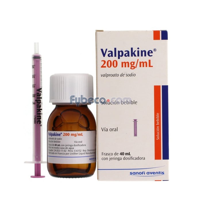 Valpakine Solución Bebible 200 Mg/ Ml 40 Ml Jarabe | Fybeca