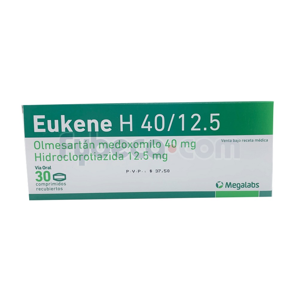 Eukene H Comprimidos 40/12,5 C/30 | Fybeca