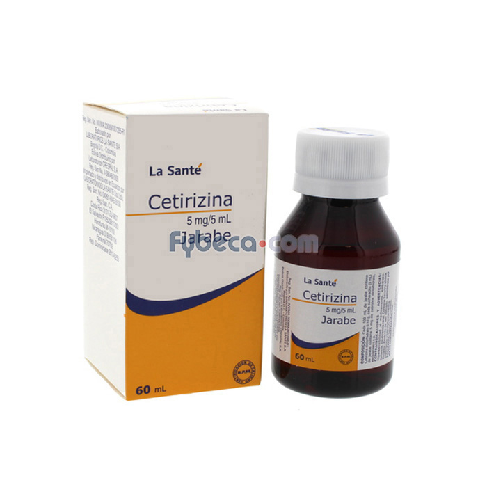 Cetirizina Jarabe 5 Mg / 5 Ml La Santé | Fybeca