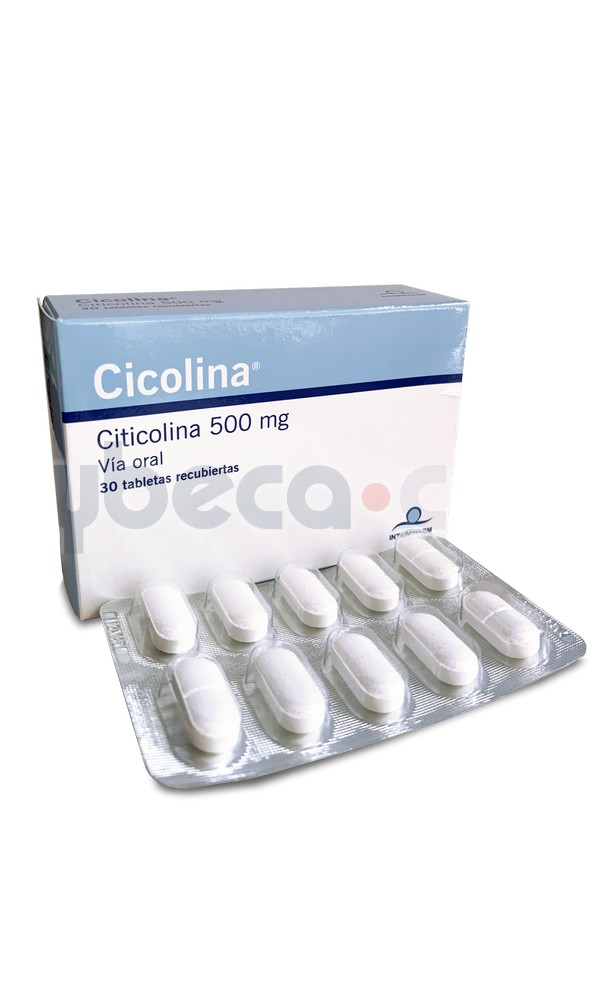 Cicolina Tabs Recub. 500 Mg C/30 Suelta | Fybeca