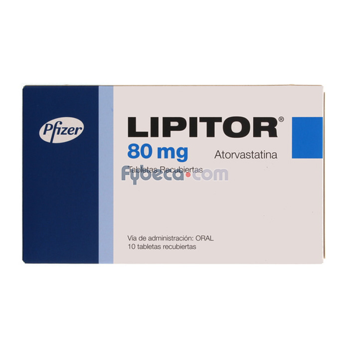 Lipitor 80 Mg Unidad | Fybeca