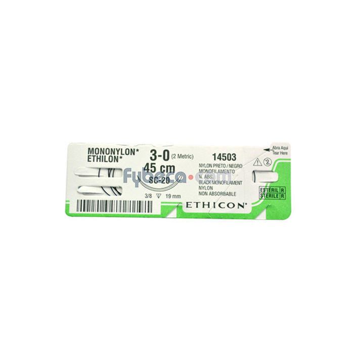 Suturas Ethilon 3-0 Sc-20 (Cuticular) | Fybeca