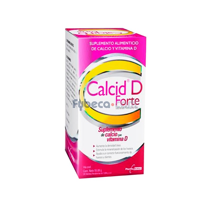 Calcid D Forte Tabs C/30 Suelta | Fybeca