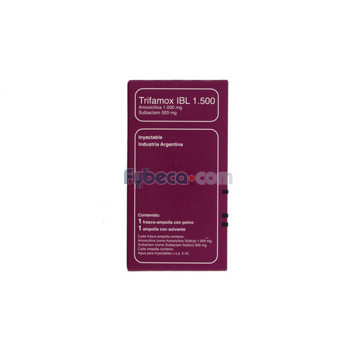 Trifamox Amps. Ibl 1500 Gr. C/1 | Fybeca