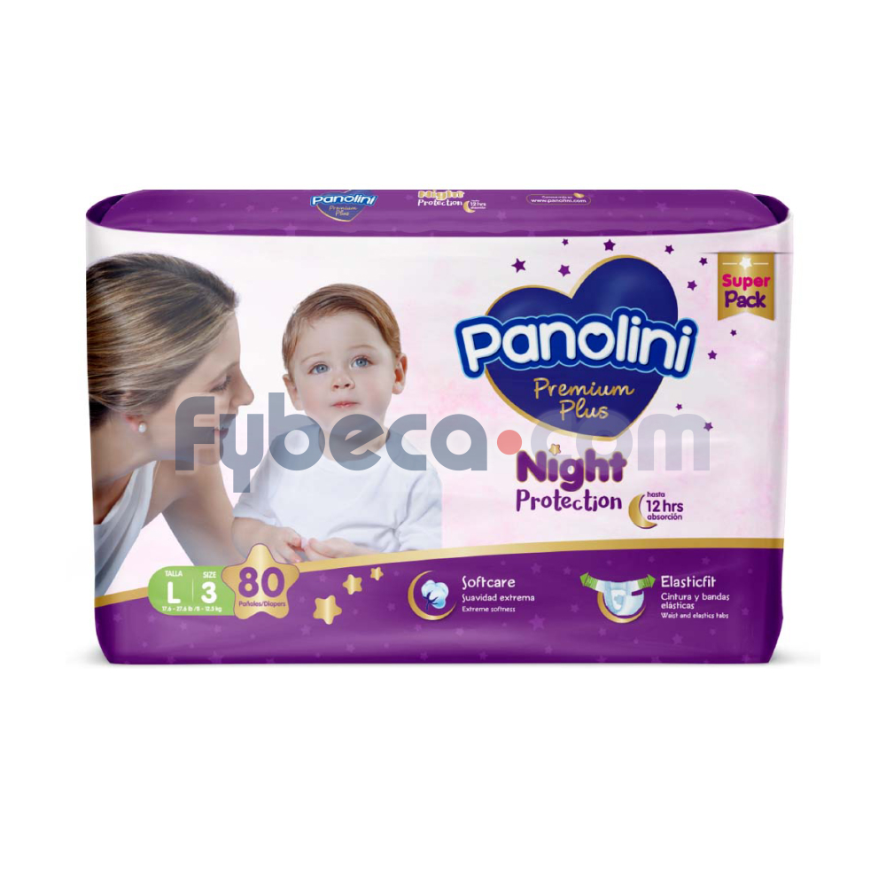 Pañales Premium Plus L 80 Unidades | Fybeca