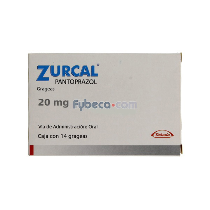 Zurcal 20 Mg Grageas | Fybeca